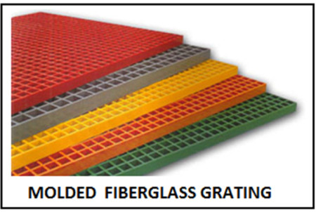 Fiberglass Square Mesh Grating - National Grating
