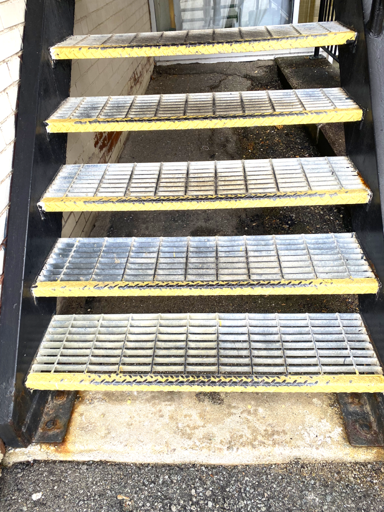 Fiberglass FRP Stair Tread Covers Revitalize Old Stairs
