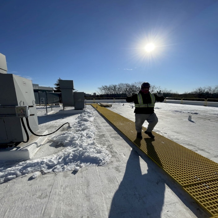 Creating Safe Rooftop Walkways with FRP Grating Solutions - National ...